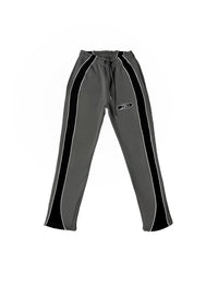 Dix-Sept La Marque Dark Grey Colorblock Pants | SEVENTEENTHEBRAND
